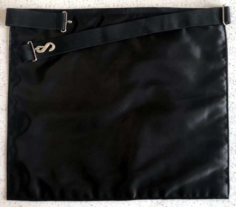 Masonic Lodge Members Funeral Apron - Deluxe